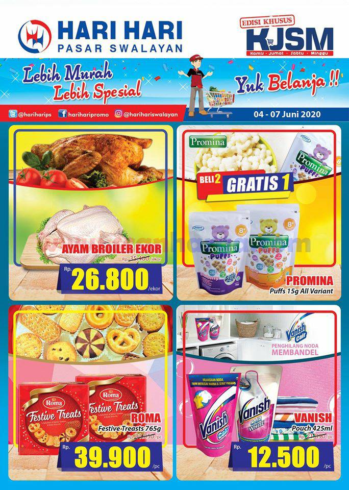 √ Katalog Promo Hari Hari Swalayan KJSM Weekend 4 - 7 Juni 2020