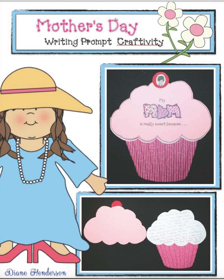 Mother's Day Cutie Cupcake Craftivity - Classroom Freebies