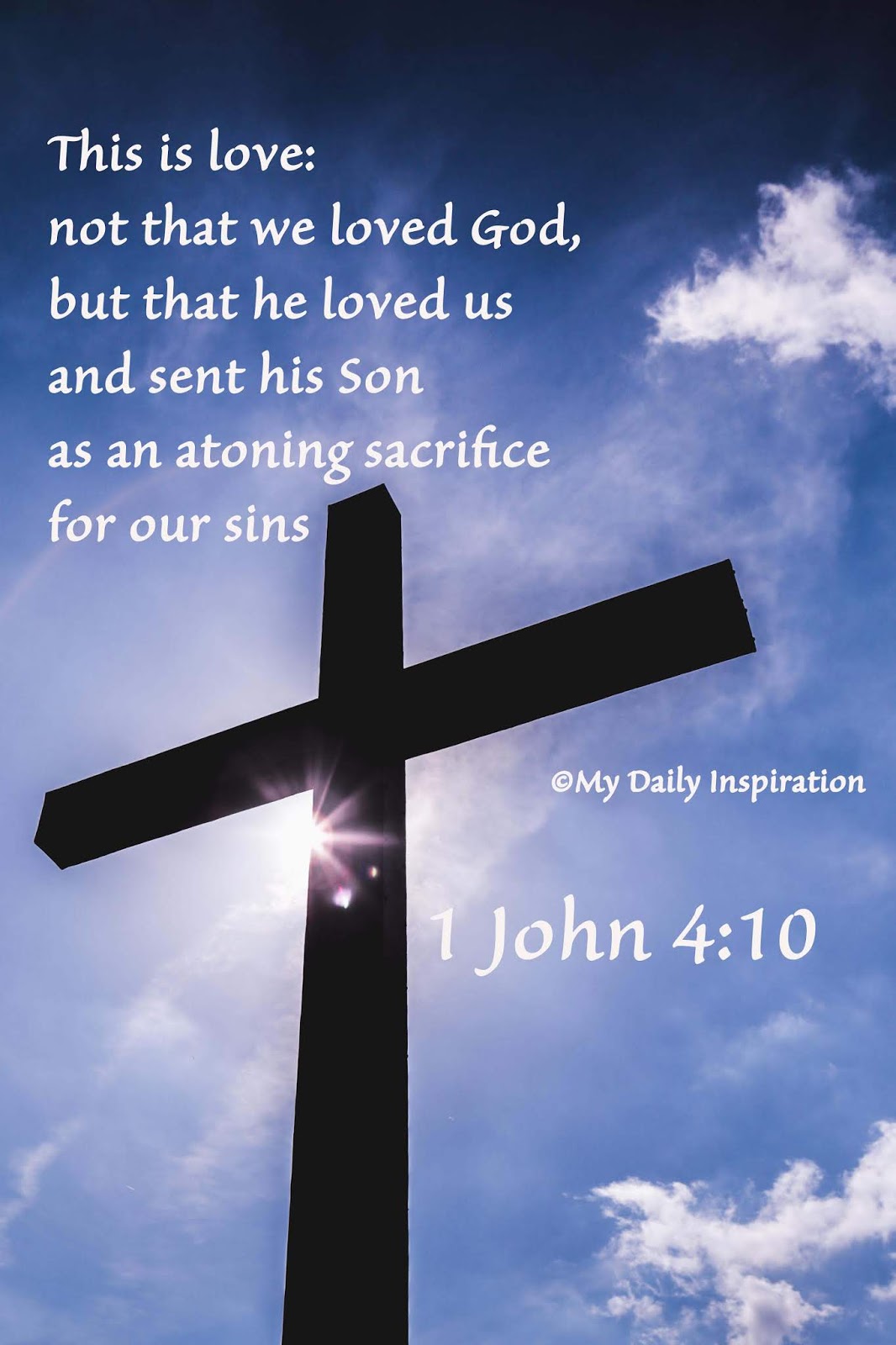God sent his Son as an atoning sacrifice for our sins