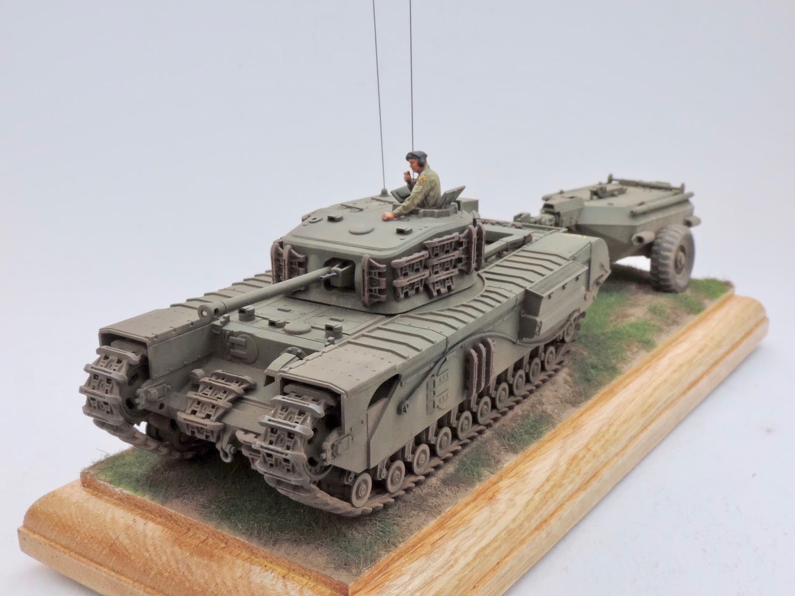 Pete's Model World : Tamiya Churchill Crocodile Complete