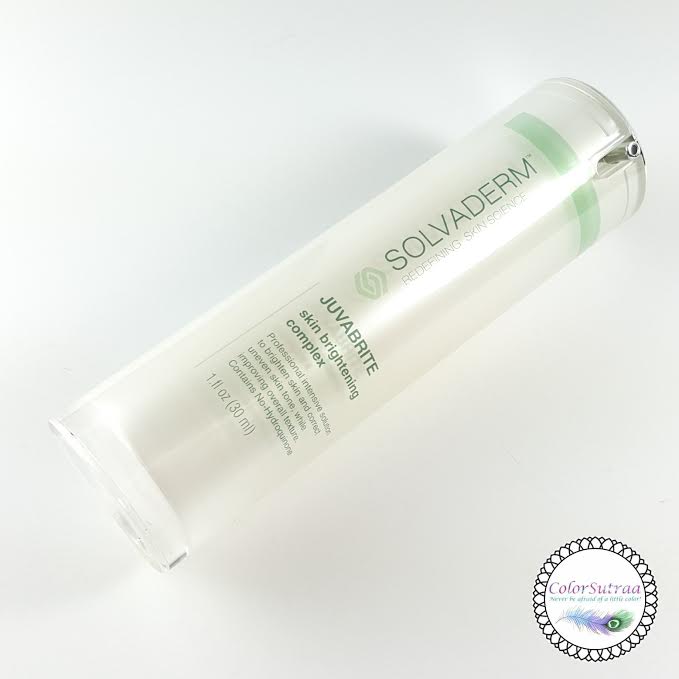 SOLVADERM SKINCARE Juvabrite : Review - ColorSutraa