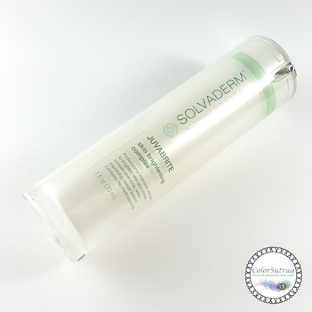 SOLVADERM SKINCARE Juvabrite : Review - ColorSutraa