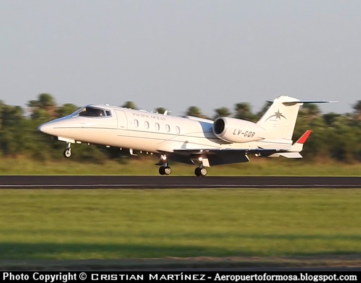 Aeropuerto Formosa - Formosa Spotters: LV-GQR Bombardier Learjet 60