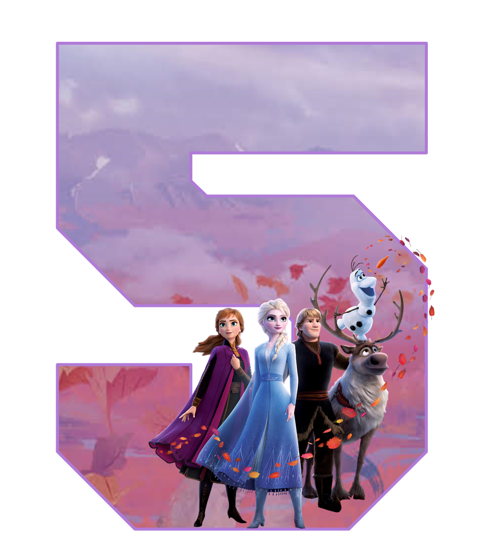 Kits imprimibles gratis : Números de Frozen 2