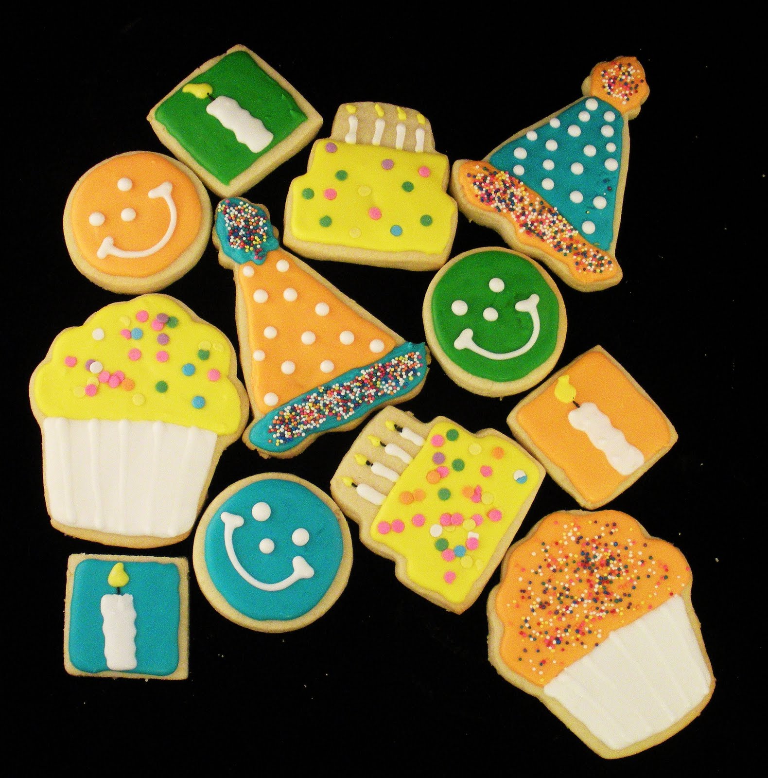 Sugar & Spice Sweets: Cookie Card Birthday Cookies!