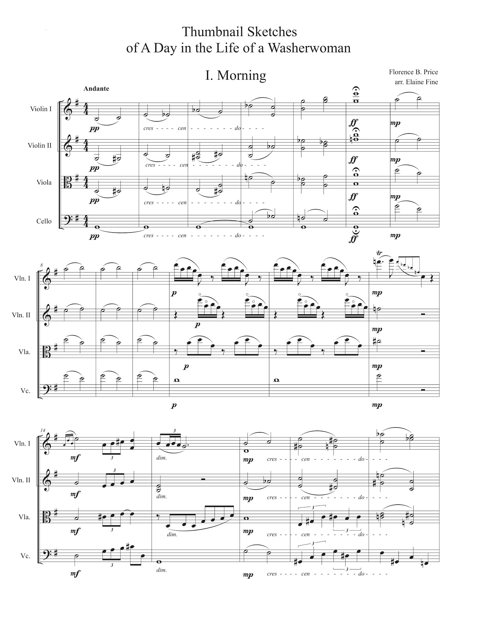 Musical Assumptions: Florence Price's "Thumbnail Sketches" now for ...