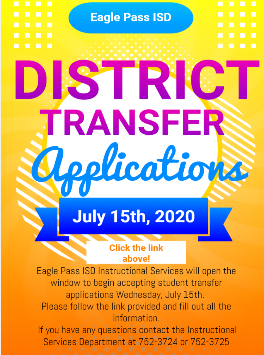 Eagle Pass ISD - iVision: EPISD District Transfer Applications