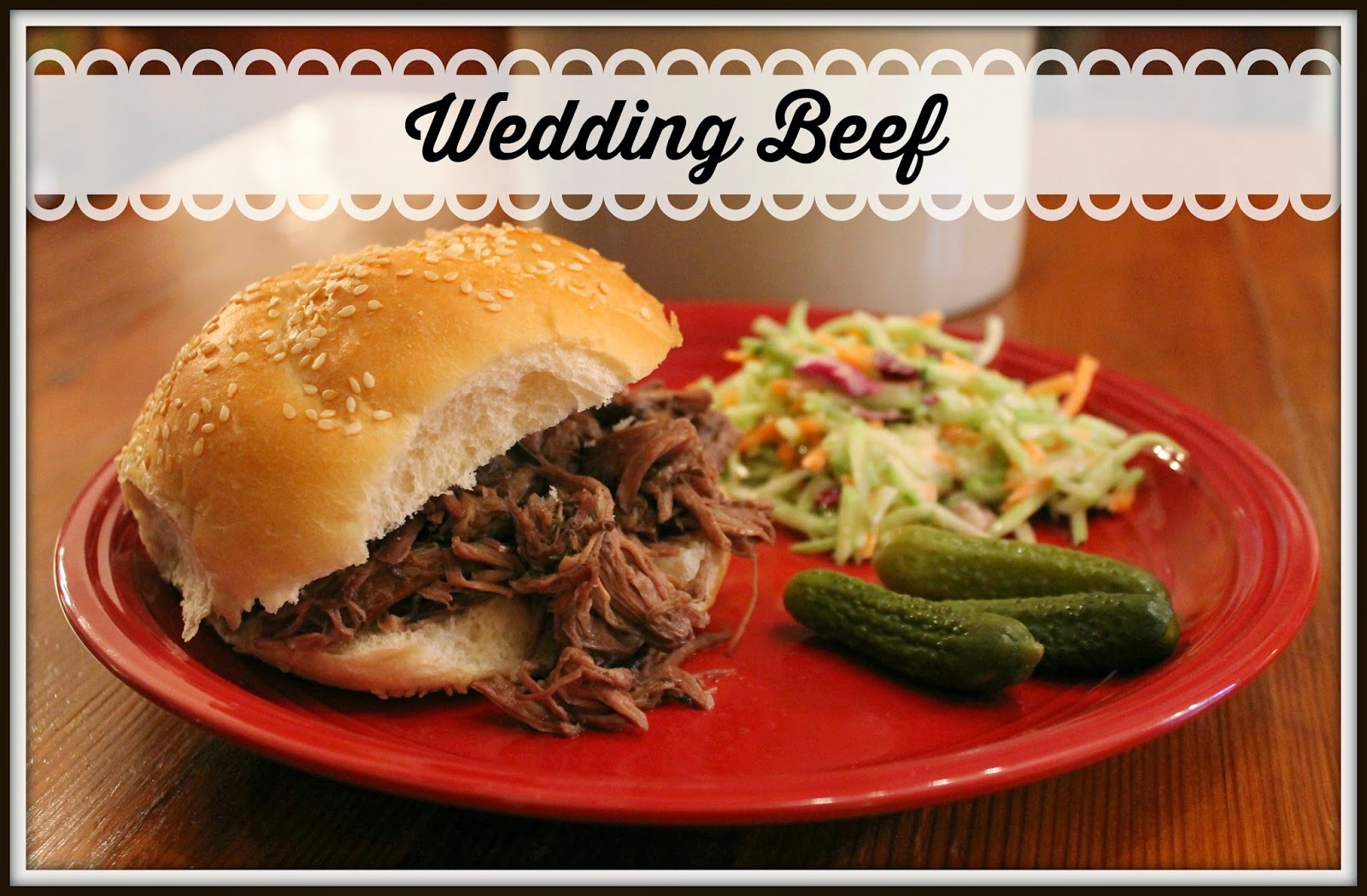 Thinking About Home: Slow Cooker Tuesday ~ Week 12 {Wedding Beef}
