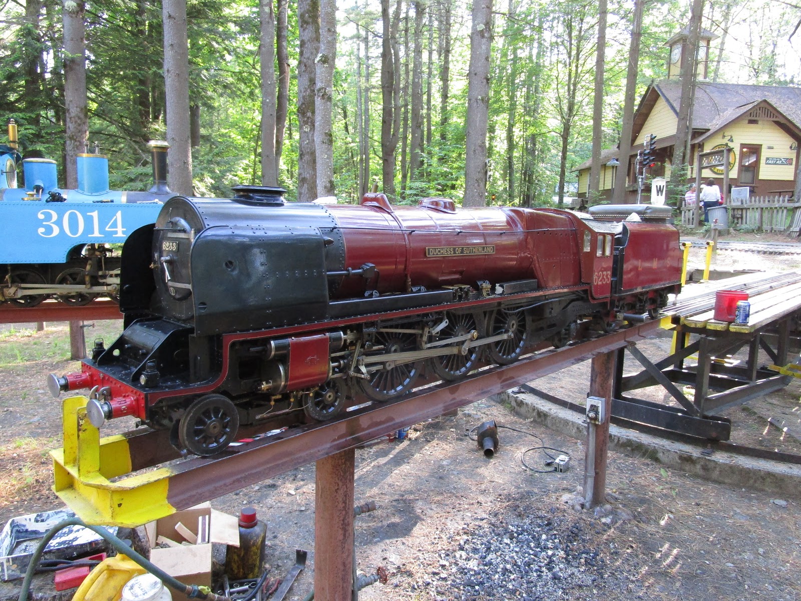 D & H "Colonie Main" layout: Adirondack Live Steamers - Spring Meet 2019