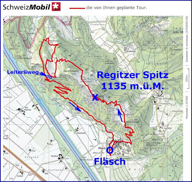 Rundwanderung ab Fläsch über den Regitzer Spitz (GR) – Wandern mit Freunden