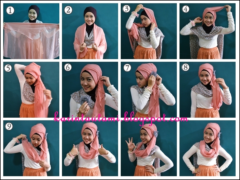 amiihong's blogs: Tutorial Hijab Simple