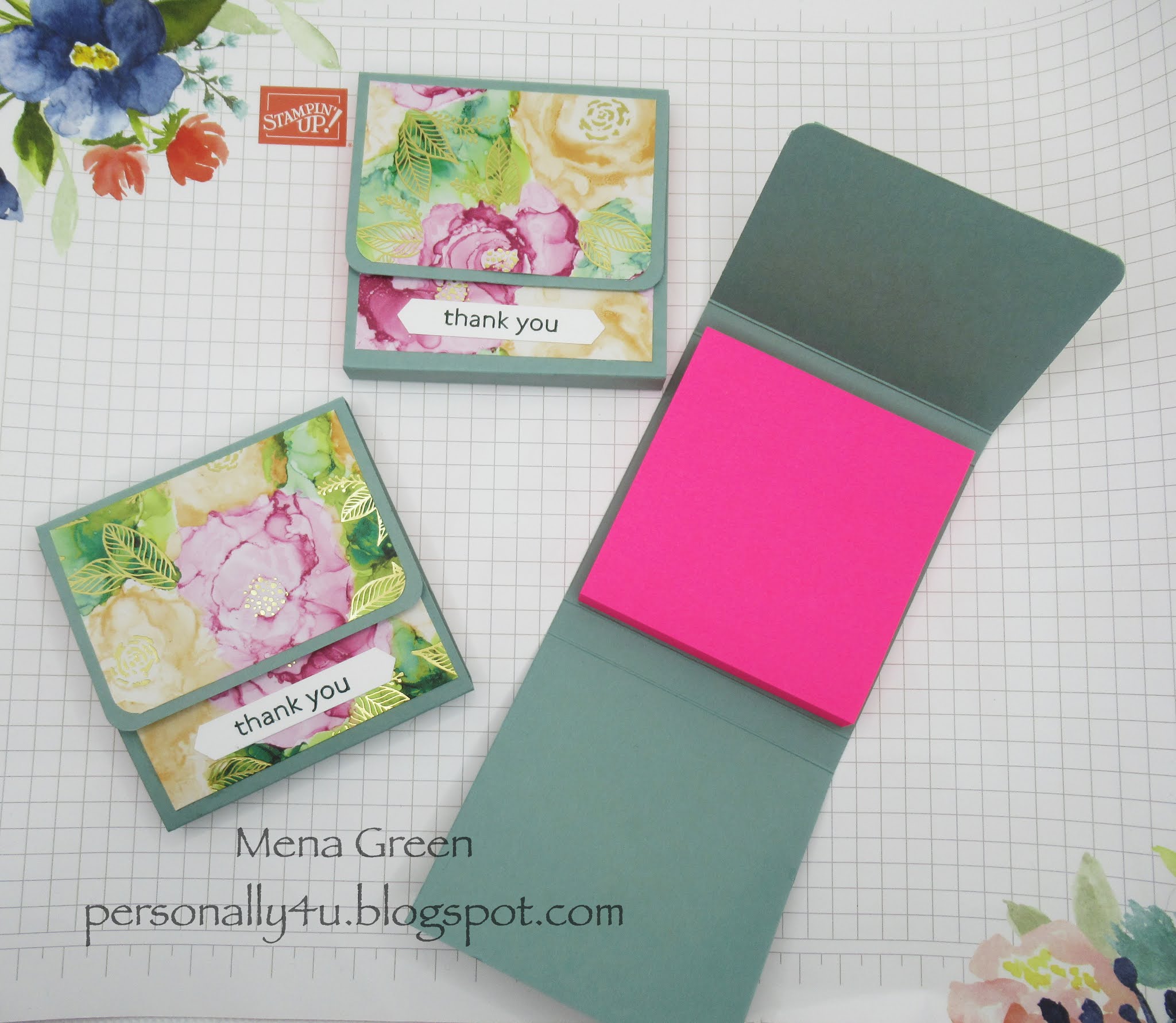 Personally Yours: Magnetic Post-It Note Thank You