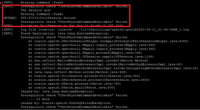 Sap Basis Administrator Blog Oracle Sbp Fails With Error Missing