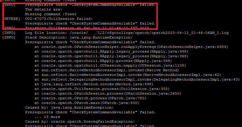 Sap Basis Administrator Blog Oracle Sbp Fails With Error Missing