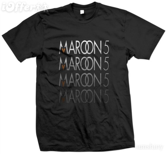 dagang baju band: Maroon 5 T-Shirt