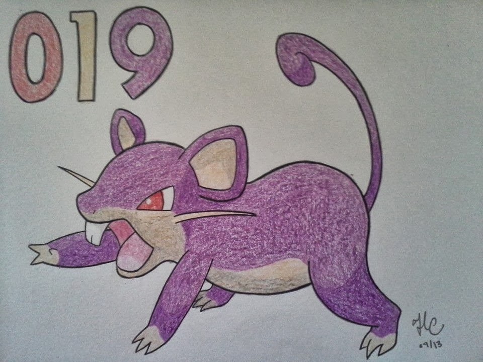 Poké-draw!: Rattata and Raticate