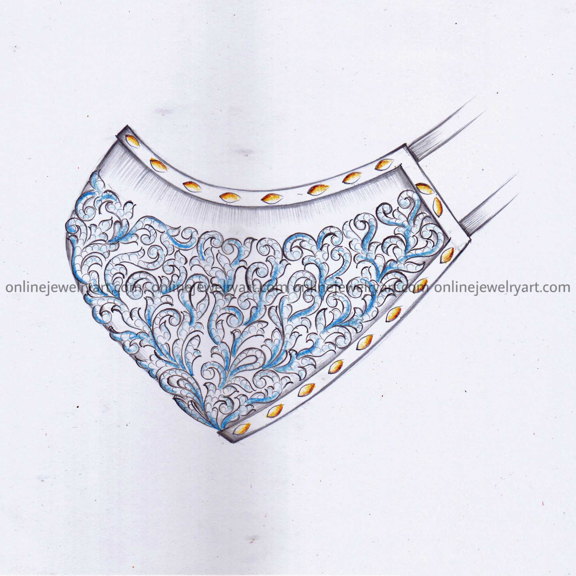 Diamond Face Mask | Mask Design Ideas | Gold Mask For Face