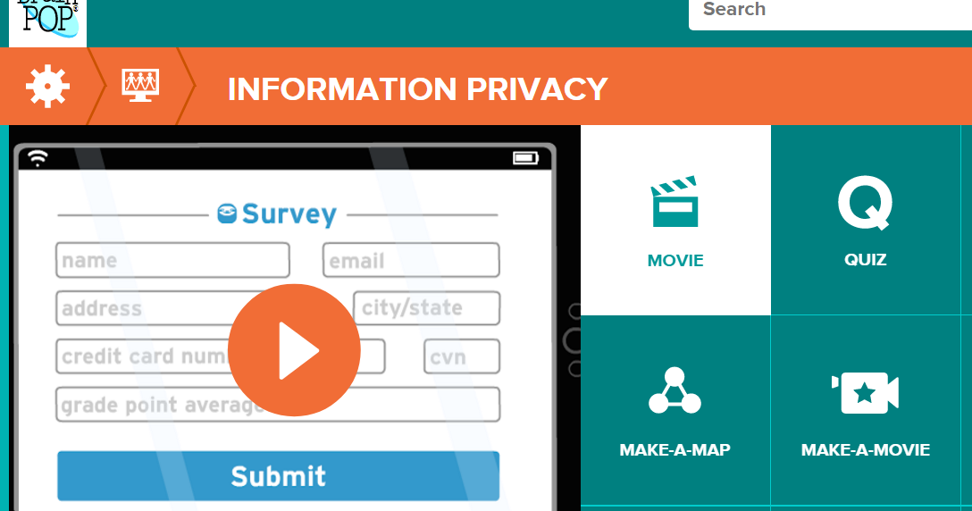 lpcomputerlab: Grade 4- Information Privacy, BrainPop