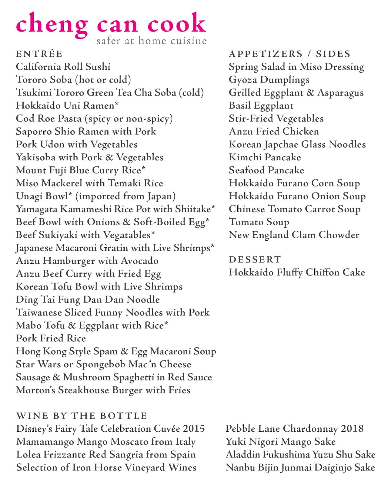 syori the foodie: Home Cooking Menu