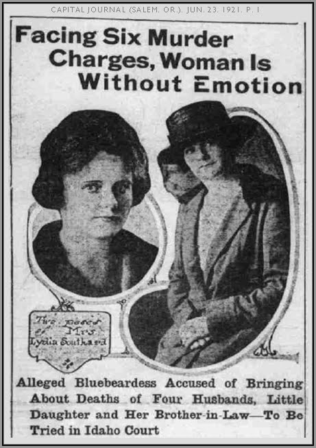 Unknown Gender History: Serial Marrier / Serial Killer: Lyda Trueblood ...