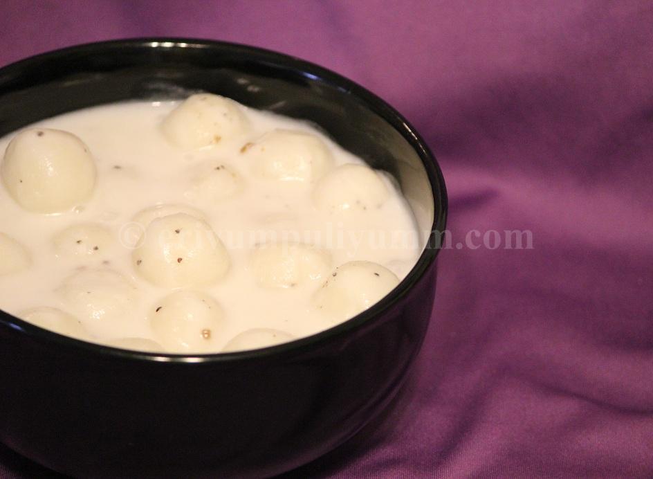 Spicy Treats Paal Pidi Sweet Rice Dumplings In Coconut Milk Sauce Guest Post By Julie
