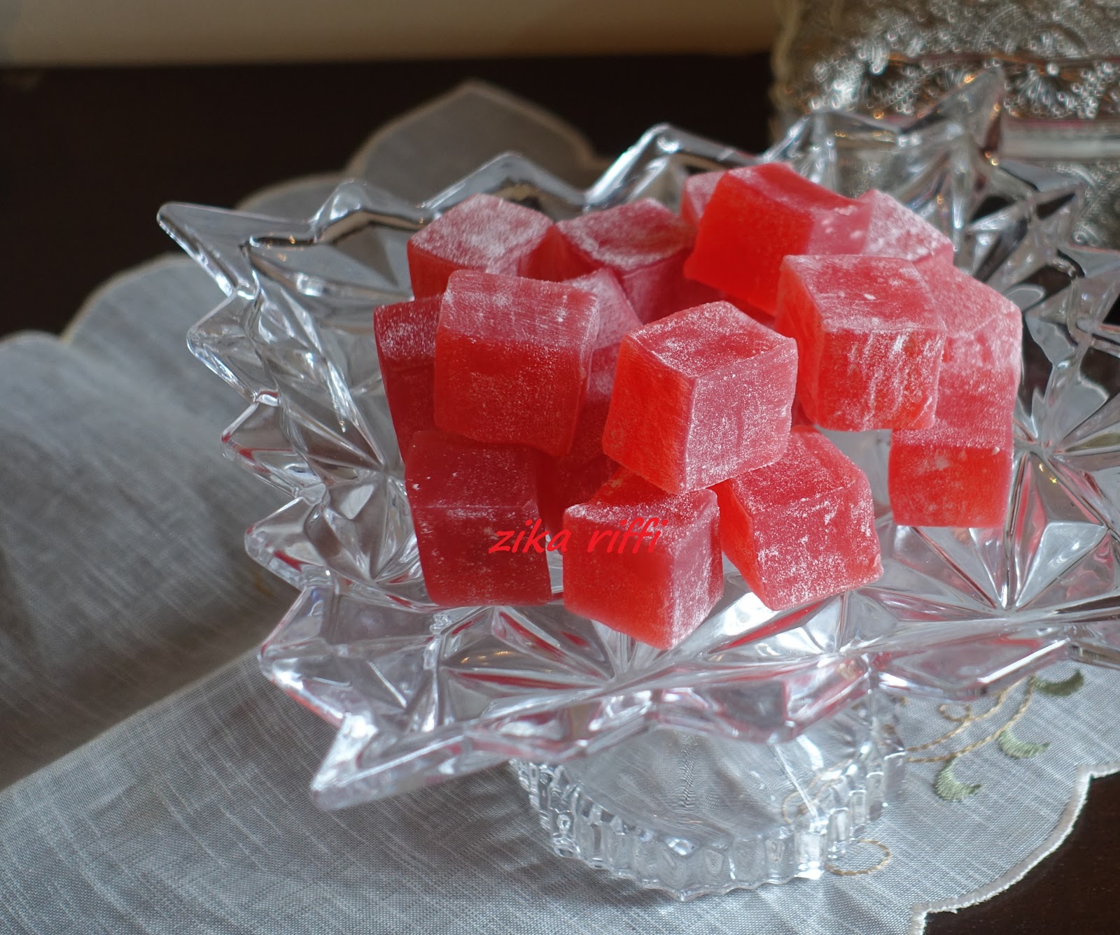 Loukoum turc au jus de grenade naturel