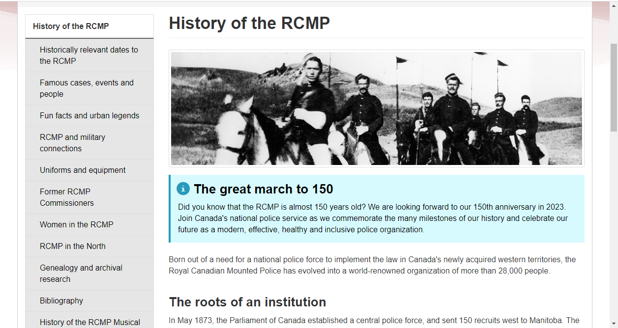 Finding Your Canadian Story: Celebrating 100 Years of the RCMP Part 1 ...