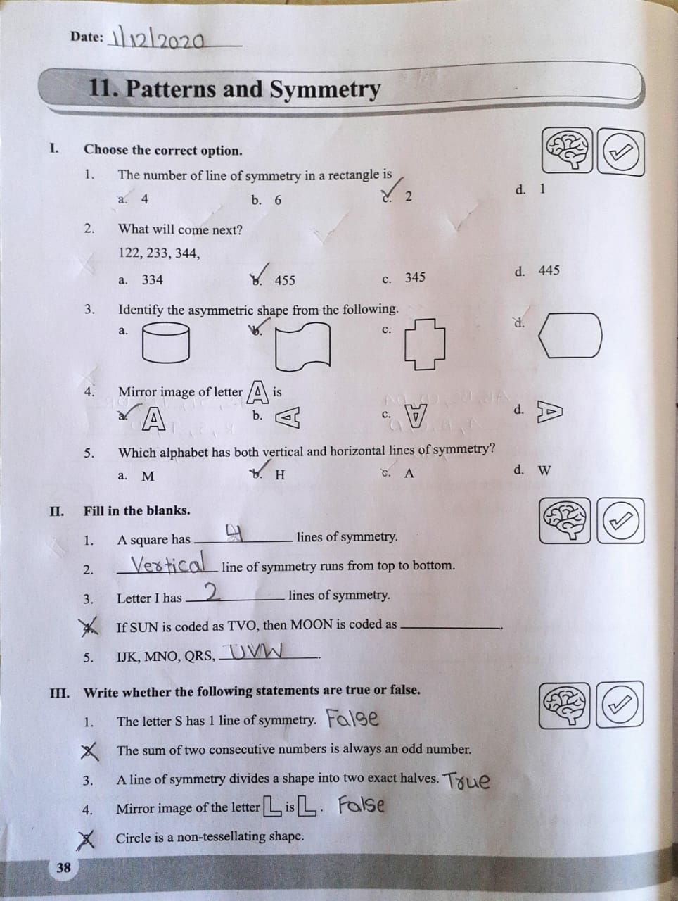 PIS BARODA STD-4: Math, Patterns and Symmetry