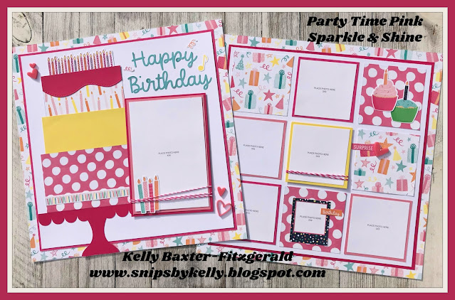 SNIPS BY KELLY: PARTY TIME PINK 12 Page Workshop