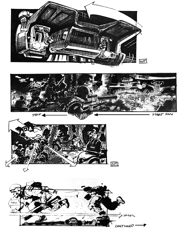 'Terminator 2: Judgement Day' Storyboards by Philip Norwood, Steve Berg ...