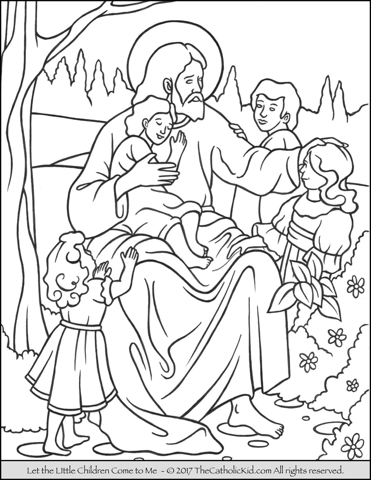 Catholic Coloring Pages ~ Coloring Print