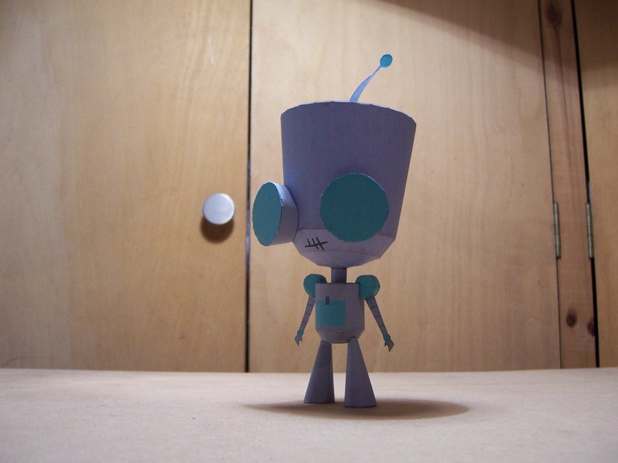 Invader Zim GIR Papercraft | Papercraft Paradise | PaperCrafts | Paper ...
