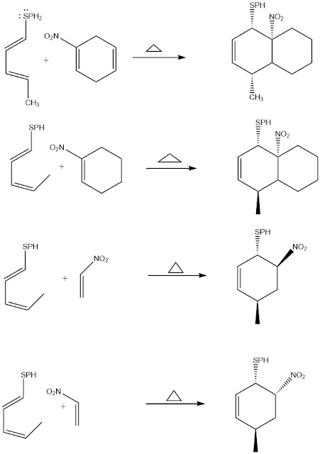 Stereochemistry of Diels alder reaction