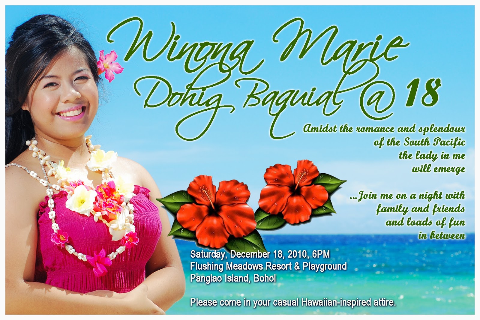 Bohol's Roving Eye: Winona Marie Dohig Baquial @ 18