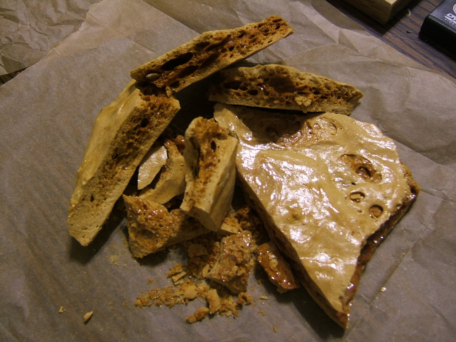 Student Guide to Boston's Cheap Eats: Making sponge toffee and homemade ...