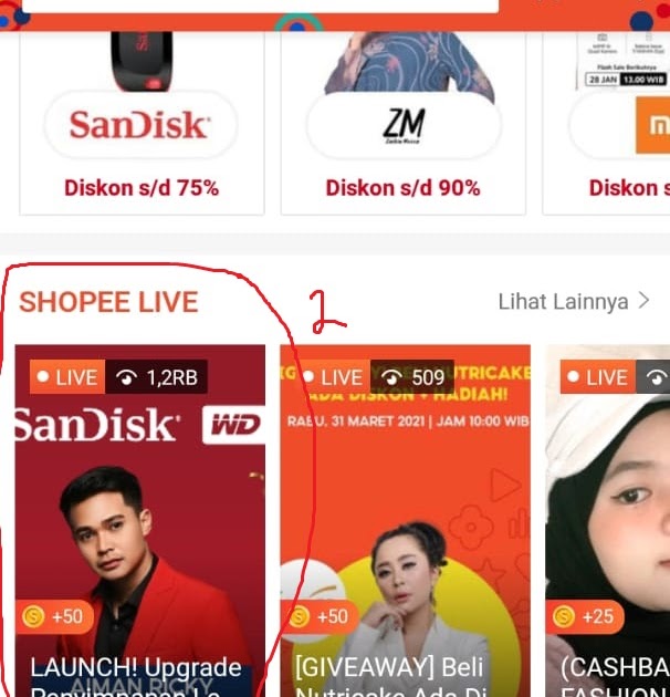 Cara Belanja di Live Streaming Shopee - Tutorial di Shopee