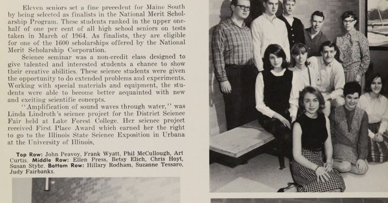 Rare Vintage Photos of Hillary Clinton in Maine South High School in ...