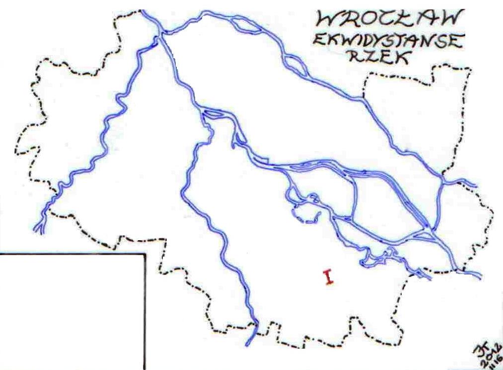 Ekwidystanty rzek Wrocławia