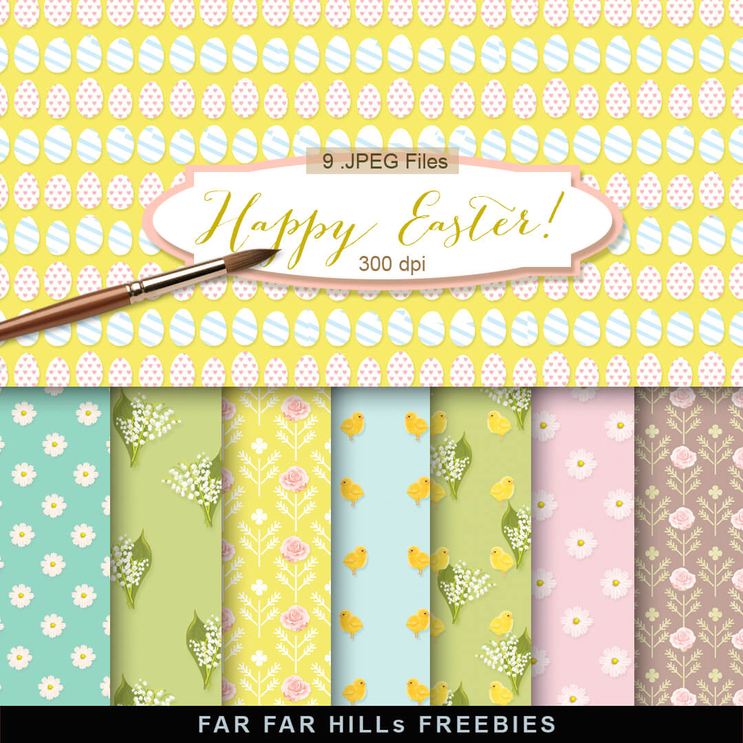 New Freebies Kit of Backgrounds - Happy Easter!:Far Far Hill - Free ...