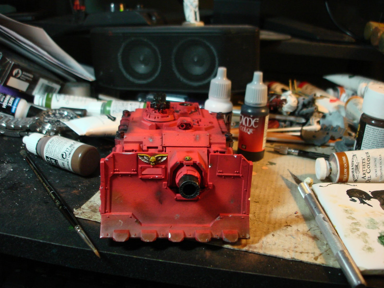 Tex-Wargame-Painting: Blood Angels Vindicator