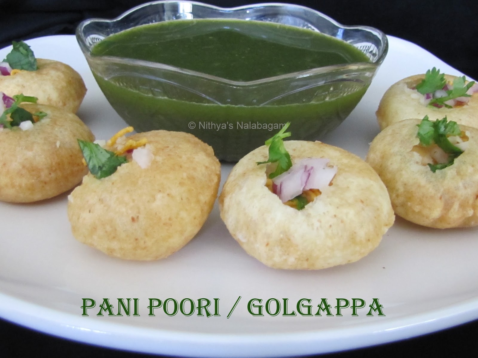 Pani Poori | Golgappa |Nithya's Nalabagam