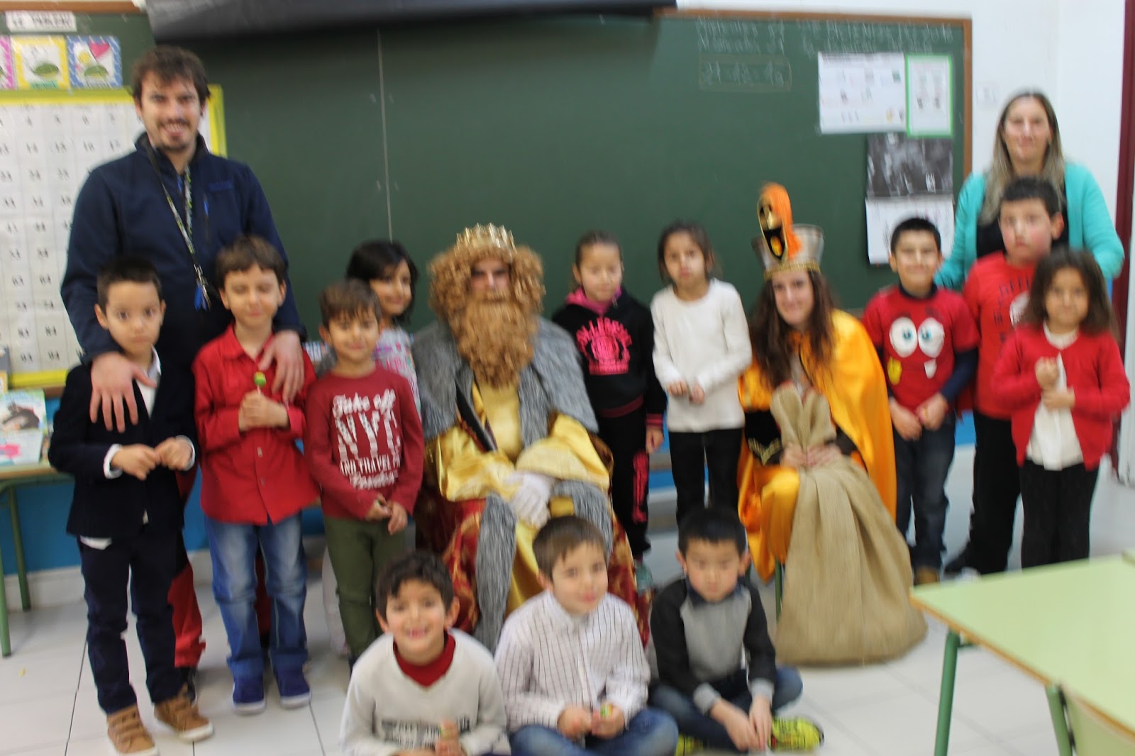 AMPA VOCES DE SAN BRAULIO: VISITA DEL REY MAGO GASPAR AL COLEGIO SAN ...