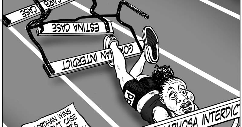 Cartoons by Miles: Back off track