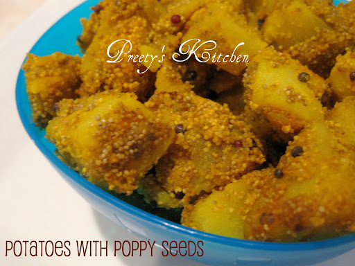 Preety's Kitchen: Aloo Posto (Potatoes with Poppy seeds)