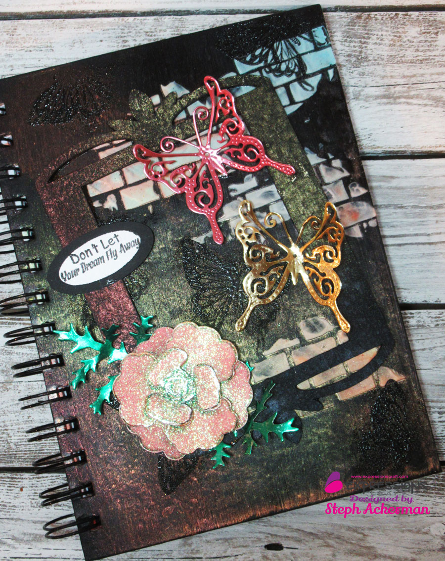 Expressions Craft: Mixed Media Journal with Expressions Crafts