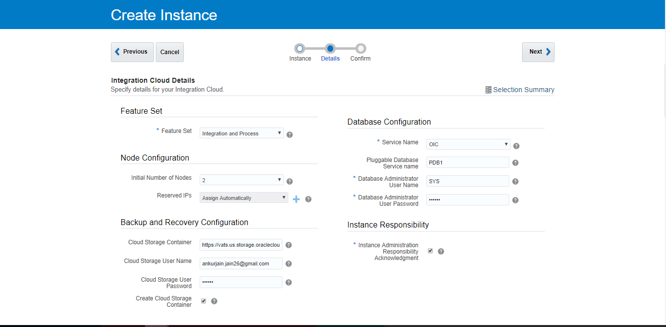 Provisioning the Oracle Integration Cloud (OIC) Instance - TechSupper