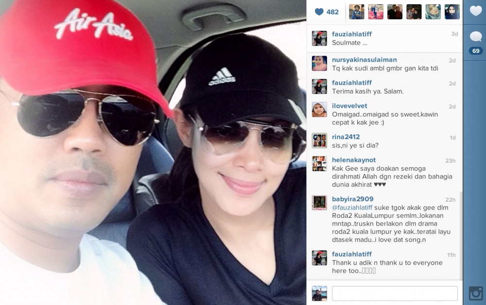 current news: Gambar: Kekasih Baru Fauziah Latiff? current news: Gambar: Kekasih Baru Fauziah Latiff?