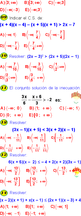 INECUACIONES DE PRIMER GRADO EJERCICIOS RESUELTOS Y PARA RESOLVER PDF