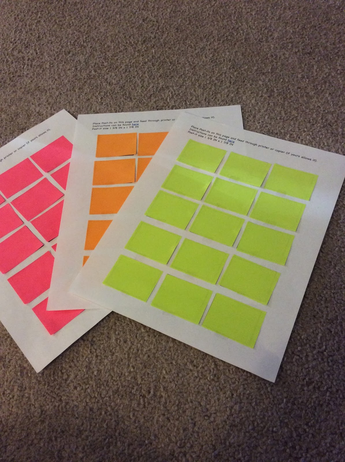 Stand Out Teaching Strategies: How to Print on Post-It Notes