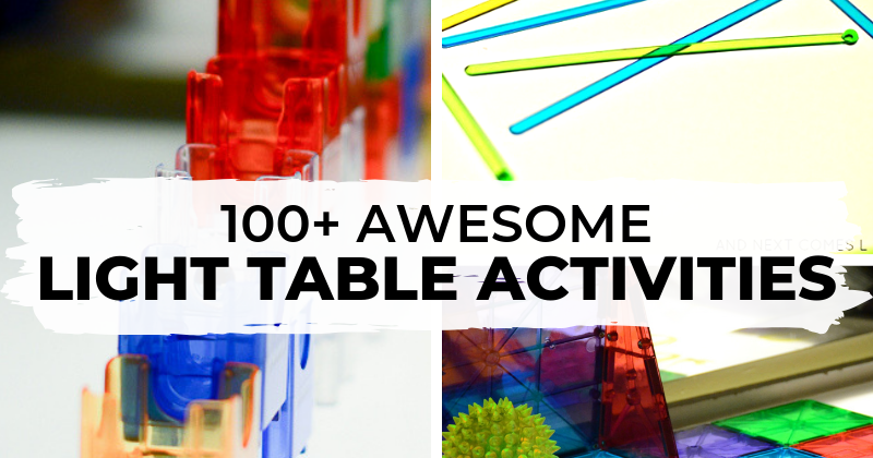 100+ Light Table Activities for Kids | And Next Comes L - Hyperlexia ...